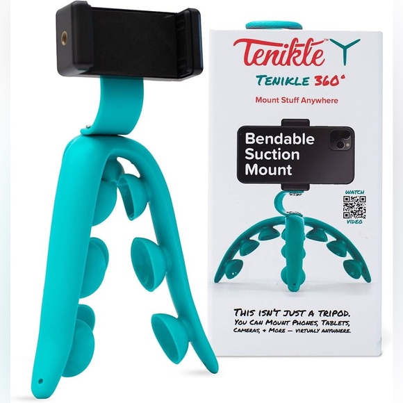 Cell Phones & Accessories | Tenikle 36 Bendable Suction Tripod Phone ...